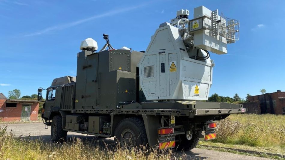 British Army's Radio Wave Weapon Takes Down Drone Swarms