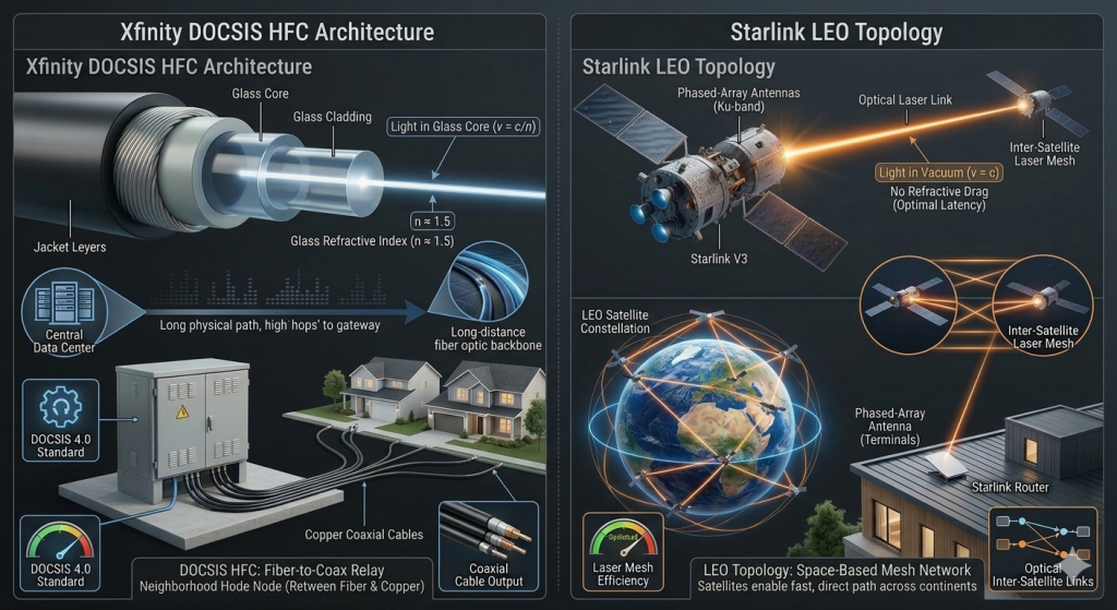 Xfinity vs Starlink: The 2026 Ultimate Satellite vs Fiber-optic ...