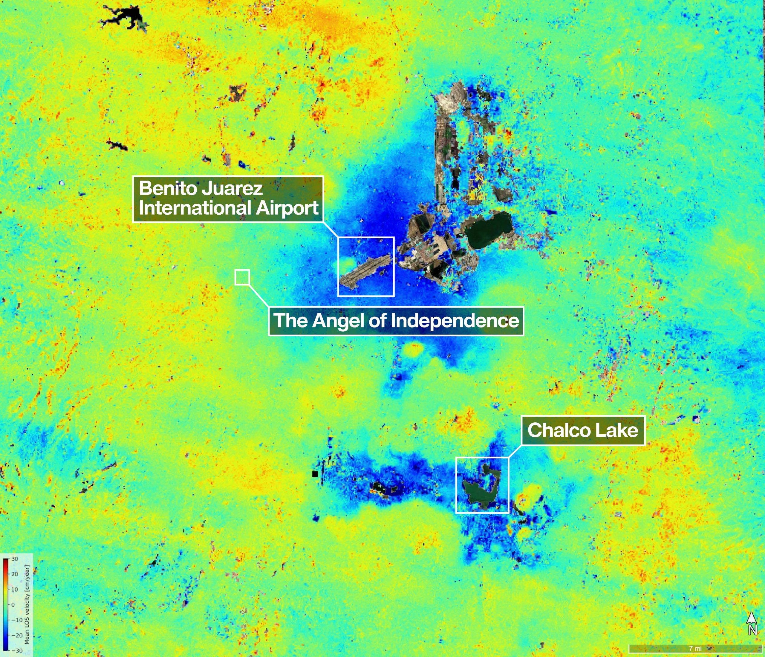 NASA Satellite Reveals Mexico City Is Sinking and the Damage Is Already ...