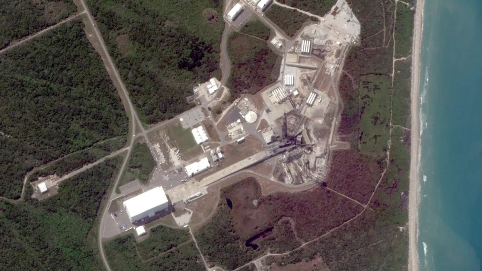 Blue Origin’s New Glenn Pad Is So Charred You Can See It from Space