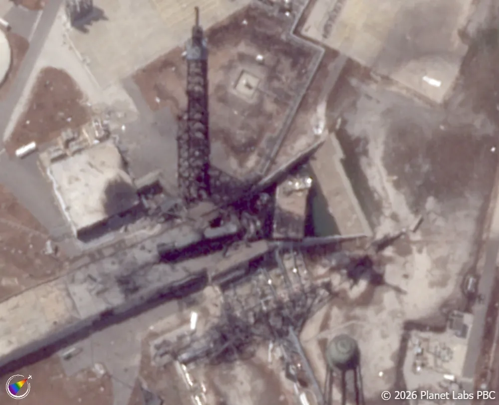 Blue Origin’s New Glenn Pad Is So Charred You Can See It from Space
